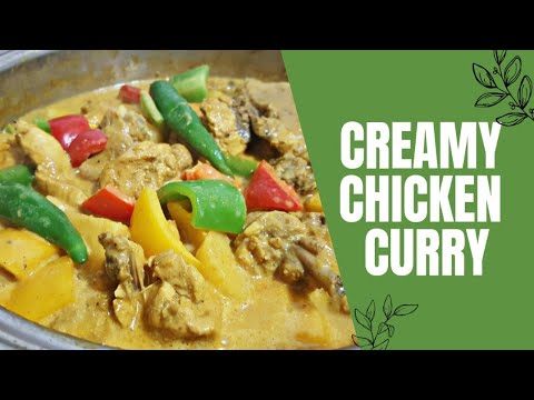 CREAMY CHICKEN CURRY IN TAGALOG | COCONUT CHICKEN GRAVY | Mariam's ...