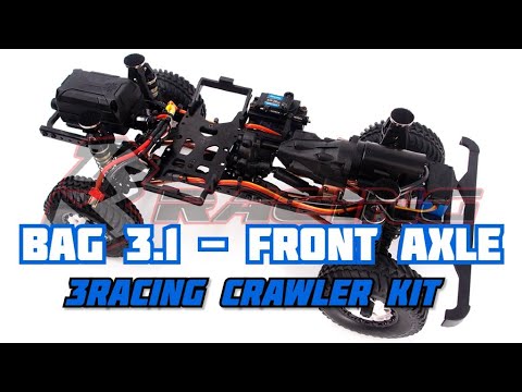 How to Assemble and Mount the Front Axle onto the 3Racing RC EX REAL ...