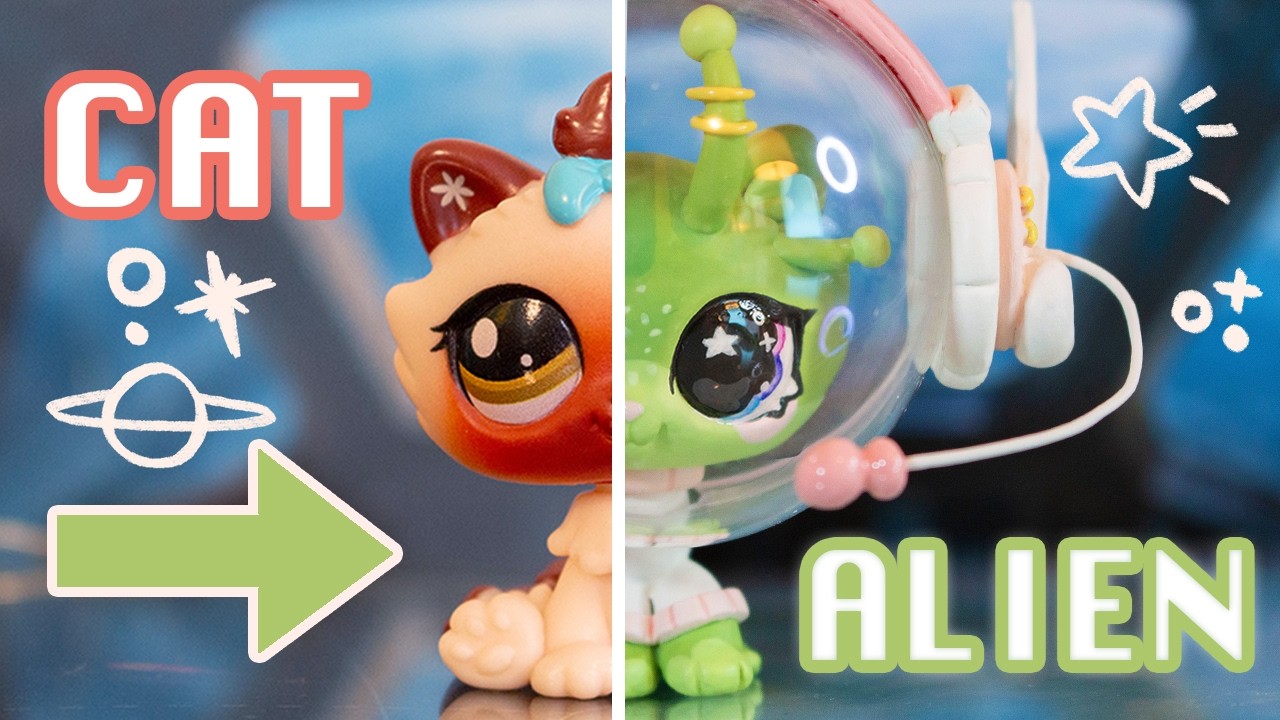 LPS Turning a Cat Into An ALIEN - YouTube