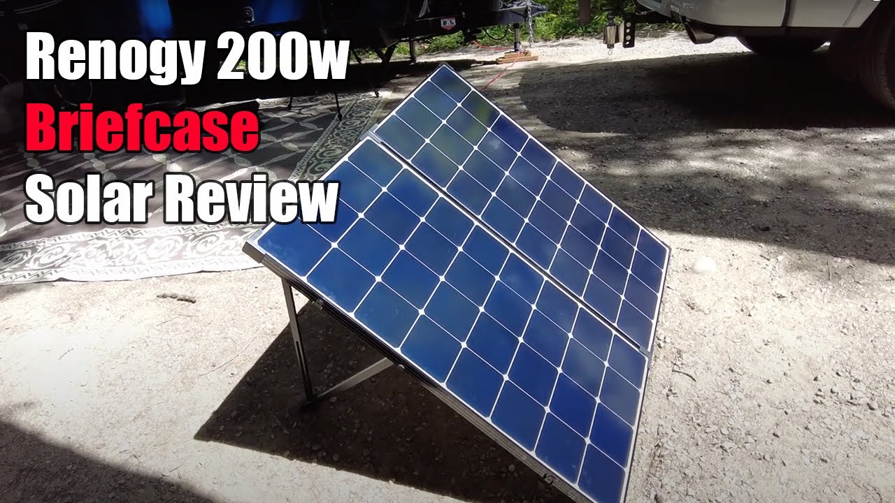 Renogy 200w Briefcase Off Grid Solar Review - YouTube