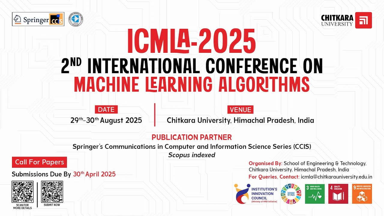 ICMLA 2025 Submit Your Papers Now! - YouTube