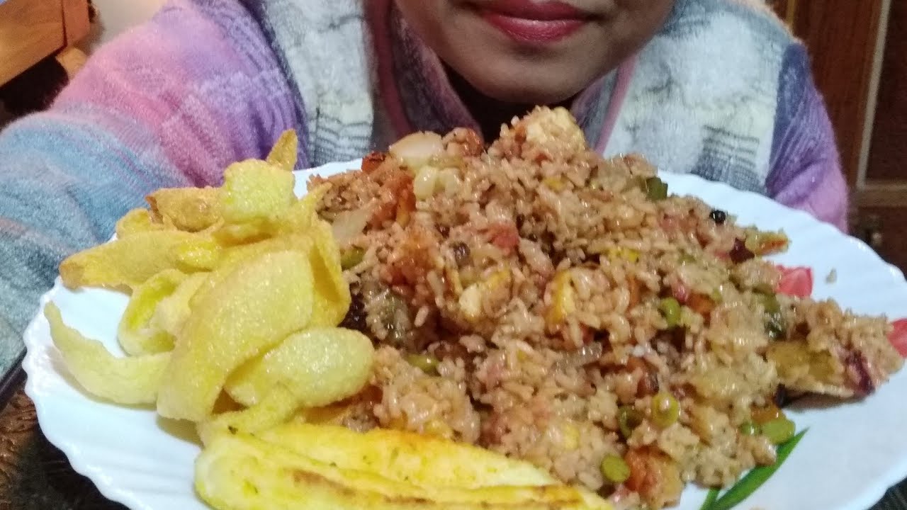 Eating paneer tahiri ,fried paneer , papar !!Eating show Bengali food ...