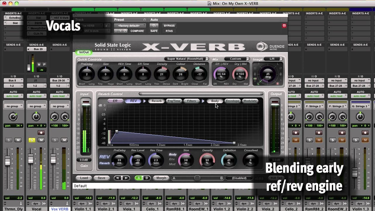 X-Verb - SSL Duende Native Plug-in - YouTube