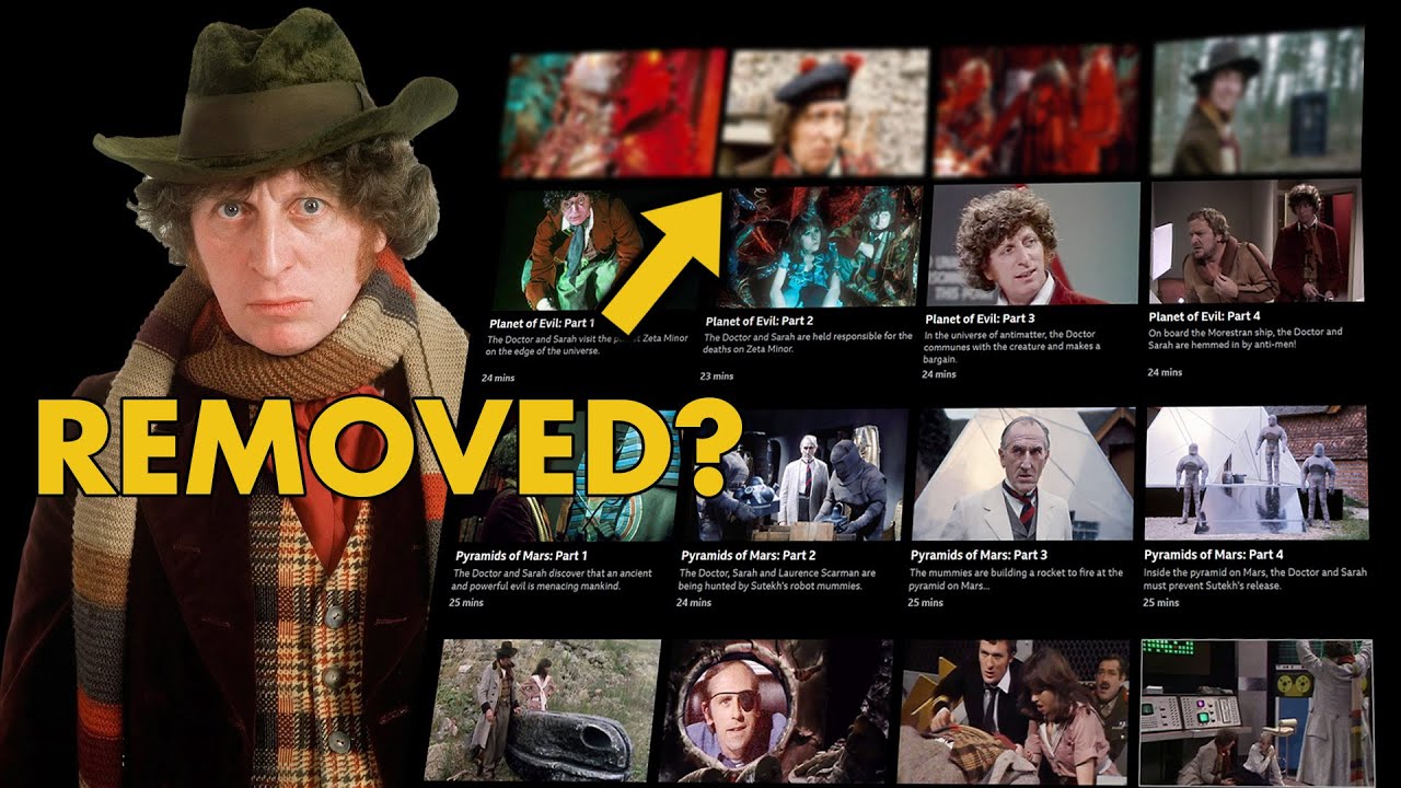 DOCTOR WHO CONTENT REMOVED FROM BBC IPLAYER?! CLASSIC EPISODES & MORE ...