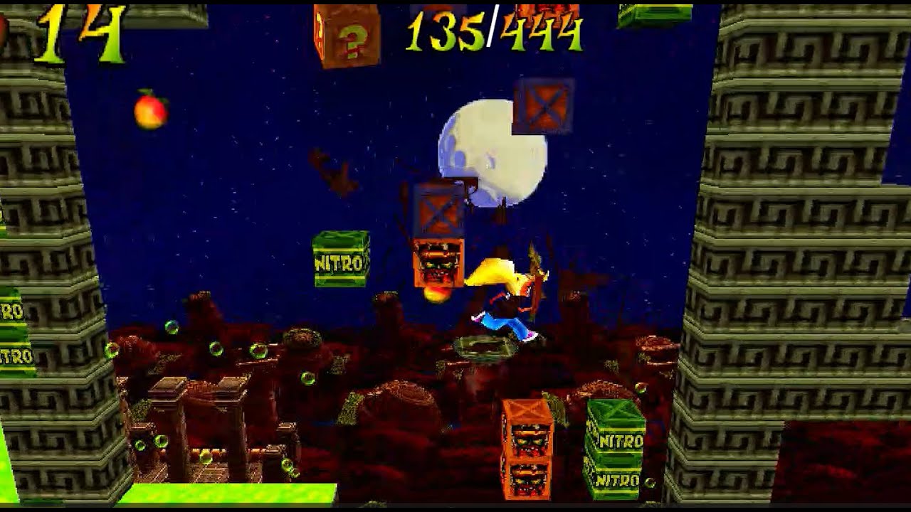 Crash Bandicoot Back in Time [fan game] Custom level : Facing The Masks ...