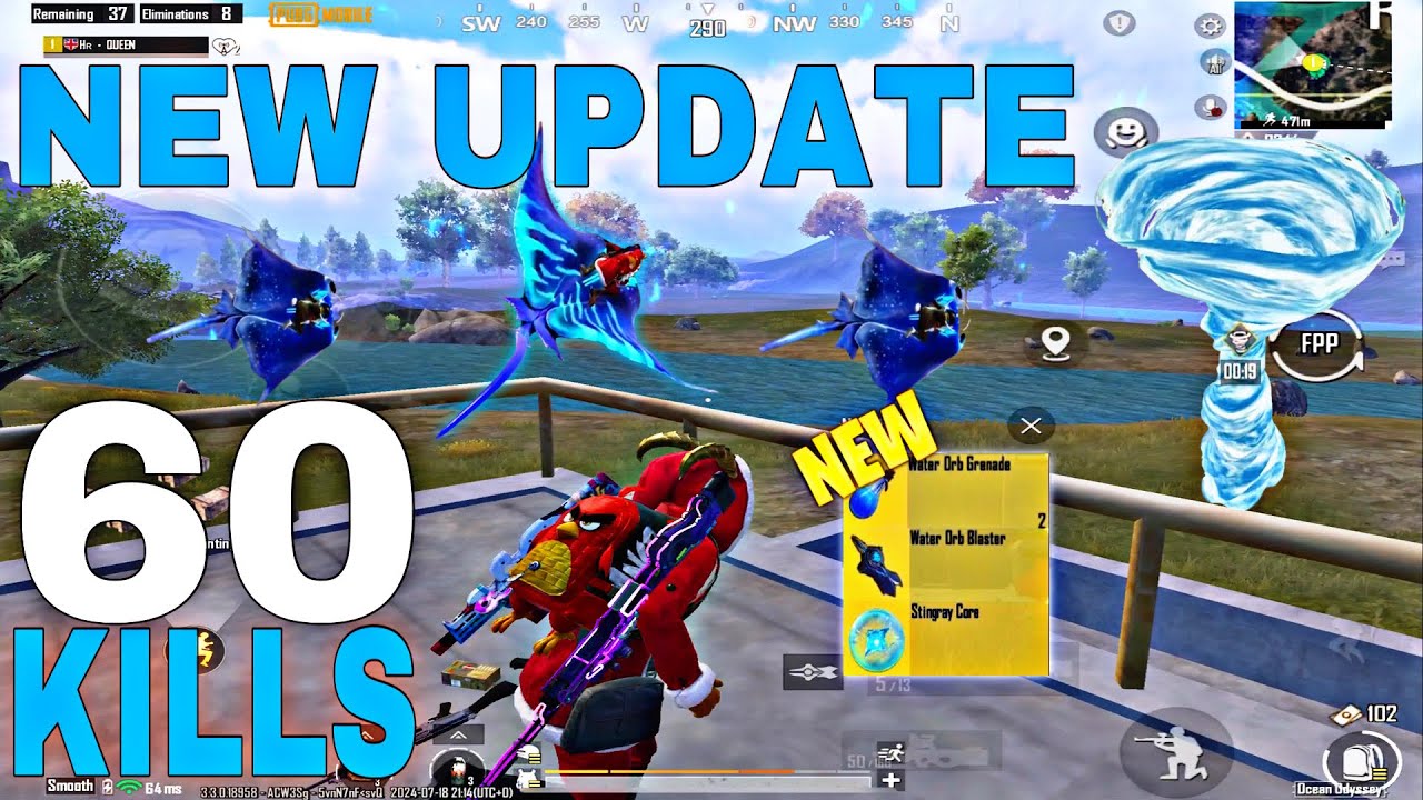 NEW OCEAN UPDATE MODE!!! 60 KILLS😱MY NEW SEASON RECORD WITH DEADLY LOOT ...