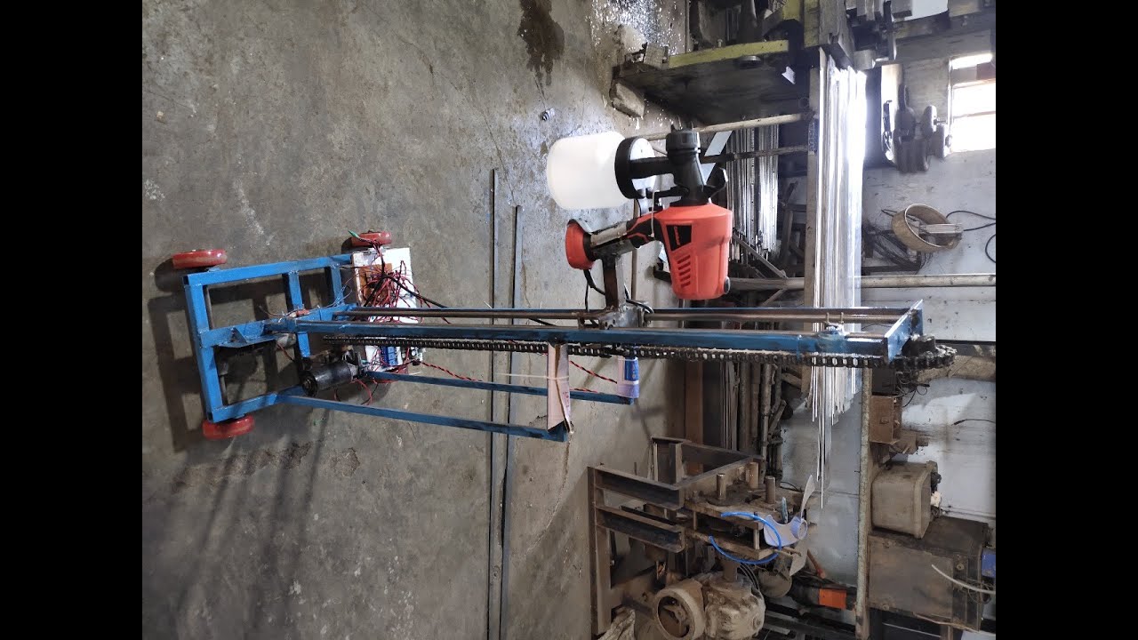 Automatic spray paint robot - Mechanical project - YouTube