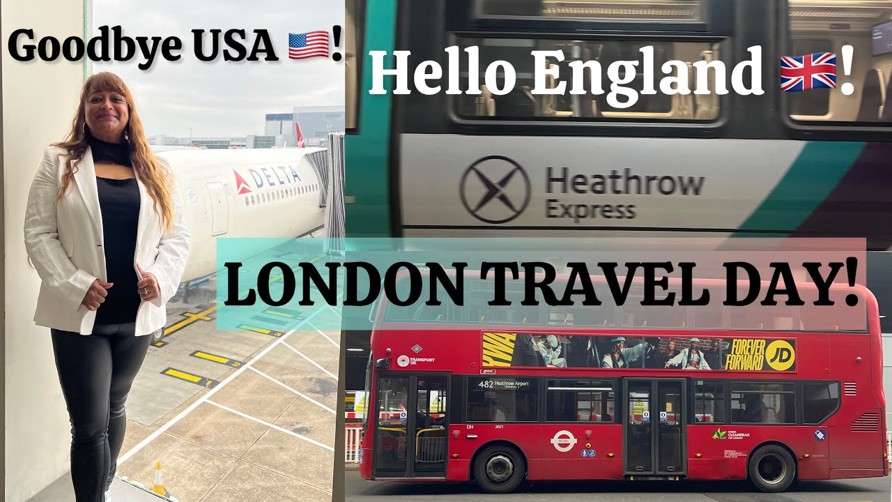 Goodbye USA 🇺🇸! Hello England 🇬🇧! LONDON TRAVEL DAY! - YouTube