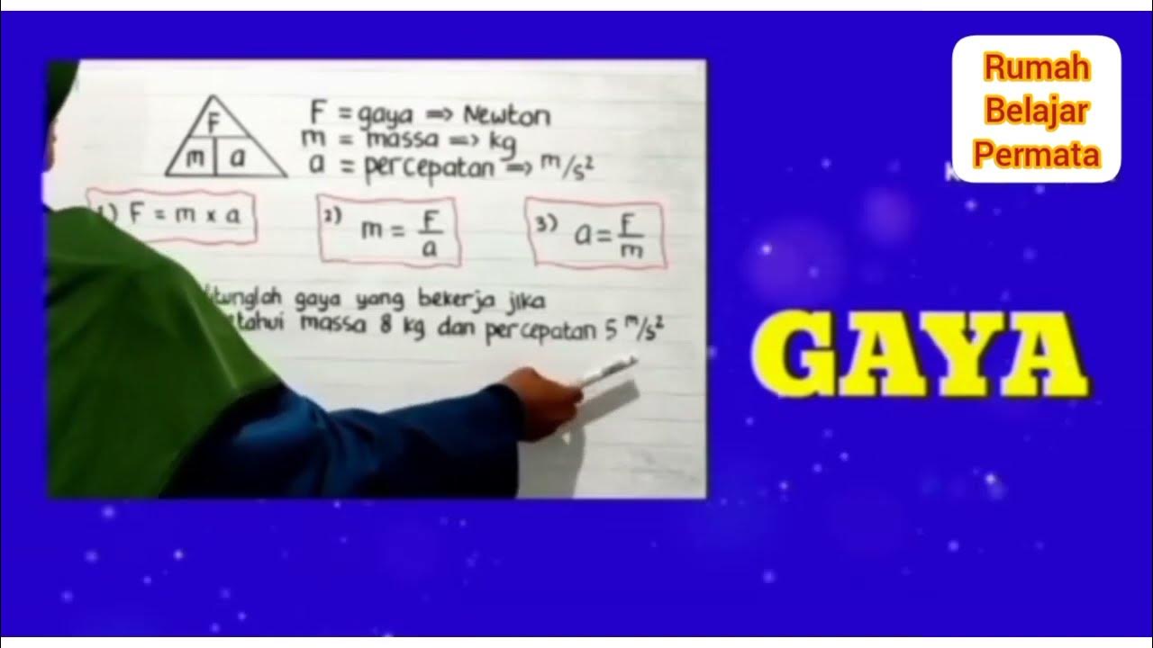 GAYA || Rumus dan Pembahasan Soal Fisika || Gaya Massa Percepatan - YouTube
