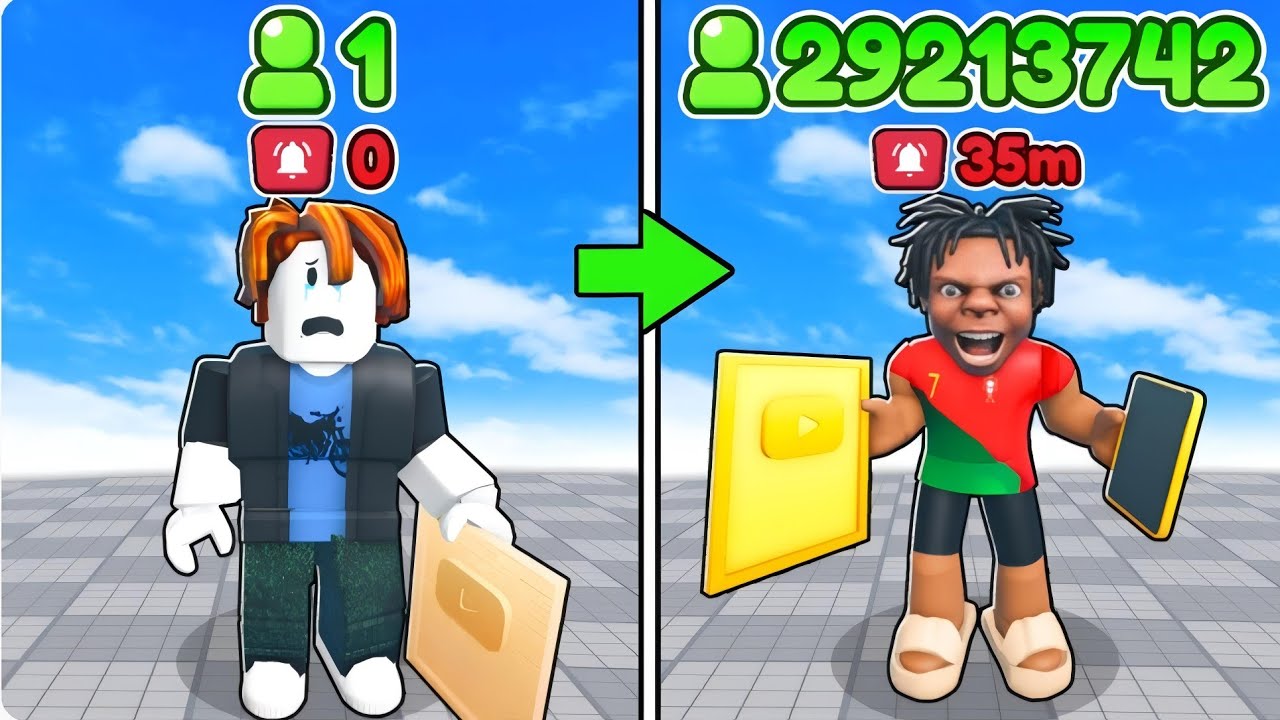 Becoming FAMOUS In ROBLOX FAMOUS SIMULATOR - YouTube