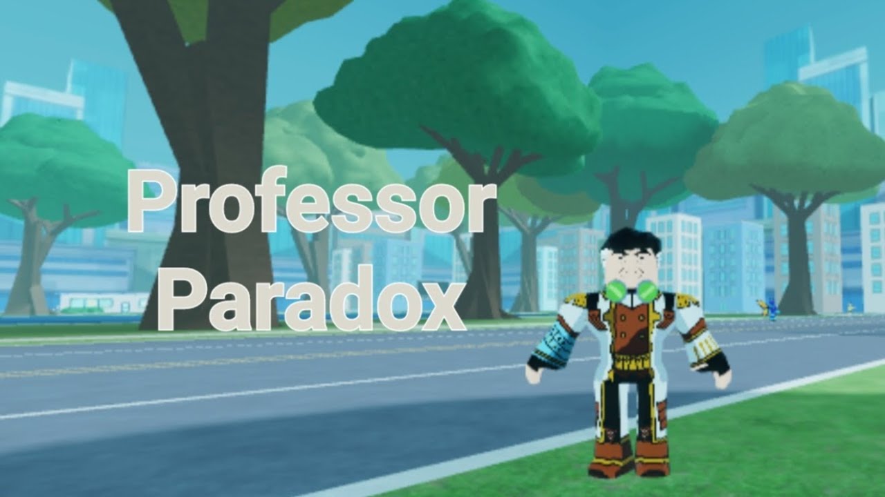 Professor Paradox in roblox - YouTube