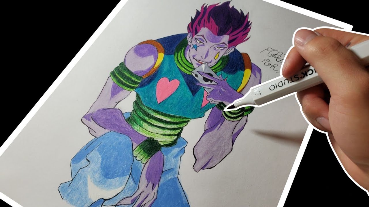How to Draw Hisoka from Hunter X Hunter - YouTube