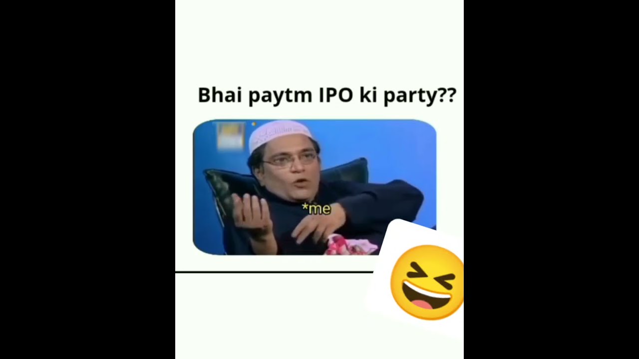 ###PAYTM ##IPO ## PAYTM IPO ##STOCK MARKET ## MEMES - YouTube