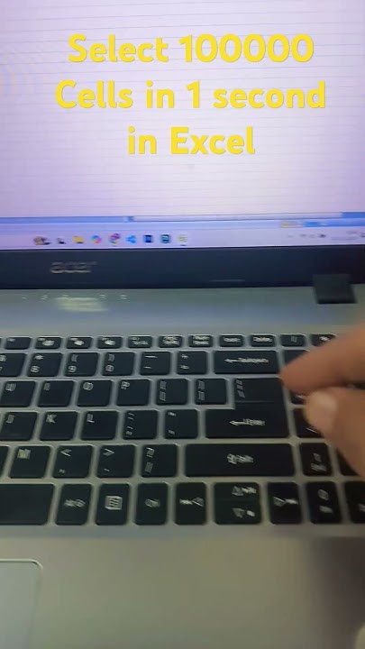 Select 100000 Cells in 1 Second in Excel #excel #msexcel #exceltips #exceltutorial # ...