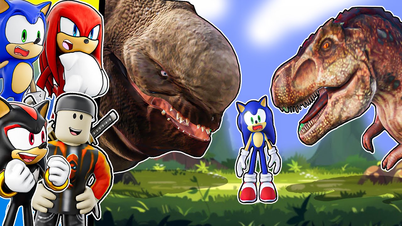 Team Sonic VS T-Rex VS D-Rex! - YouTube