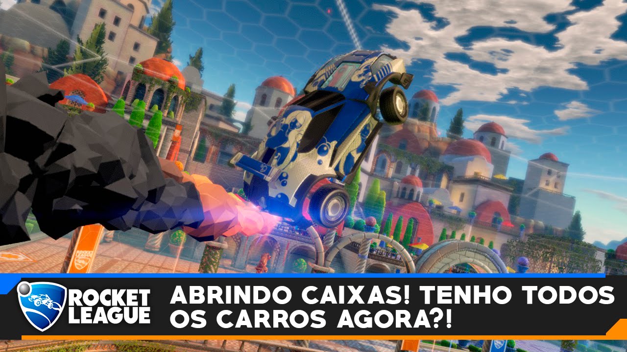 Rocket League: Abrindo caixas! TENHO TODOS OS 4 CARROS?! (Takumi RXT e ...