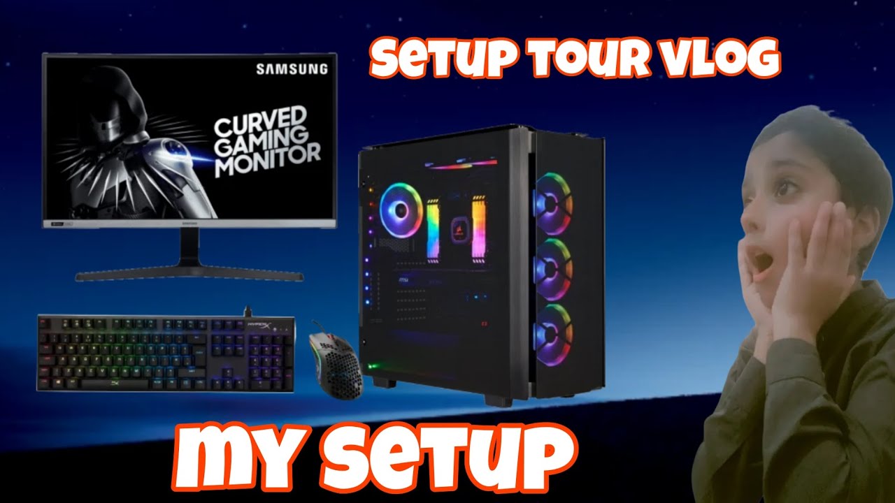 My setup tour mini vlog 😱 - YouTube