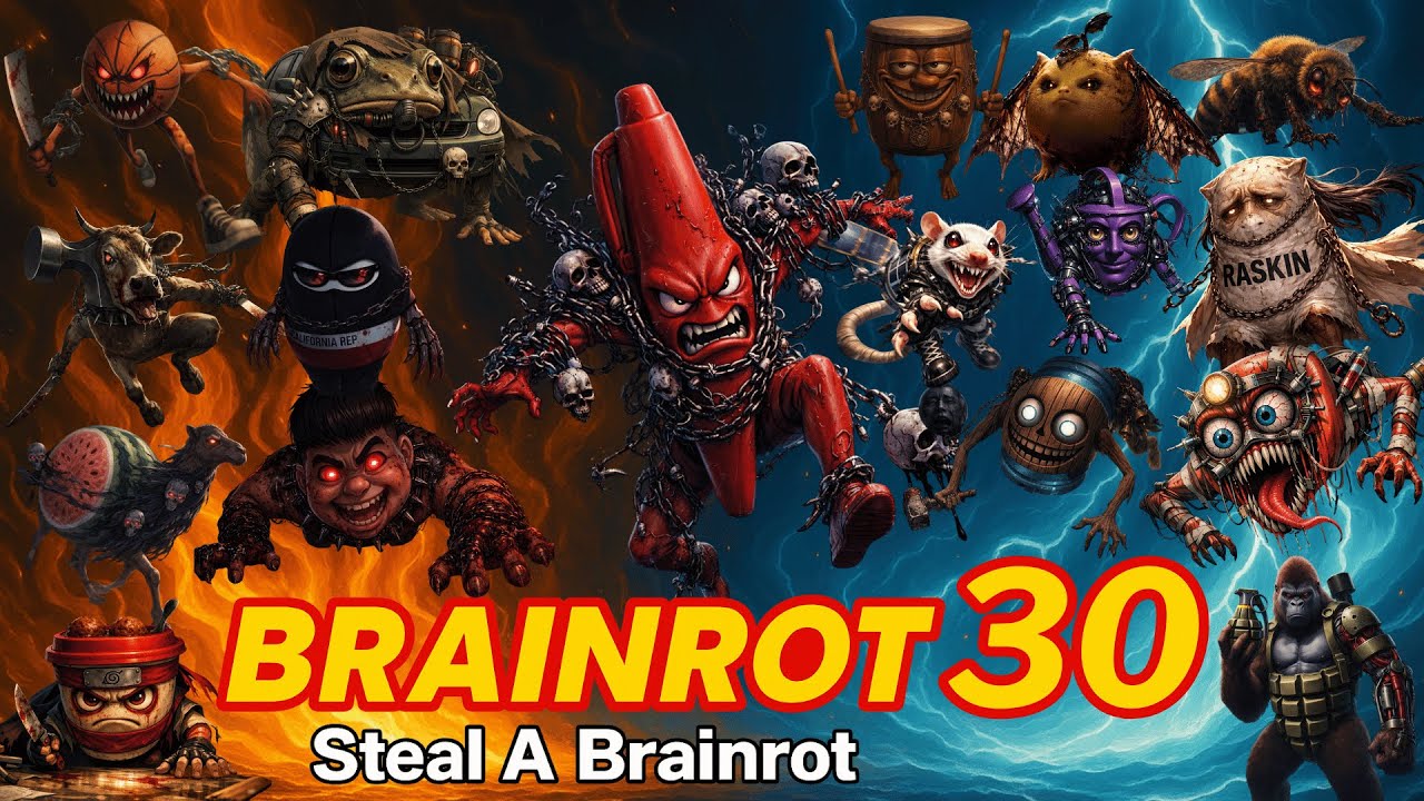 Brainrot Anime Opening Song Pt.30 (Official MV) feat ALL NEW Steal a ...