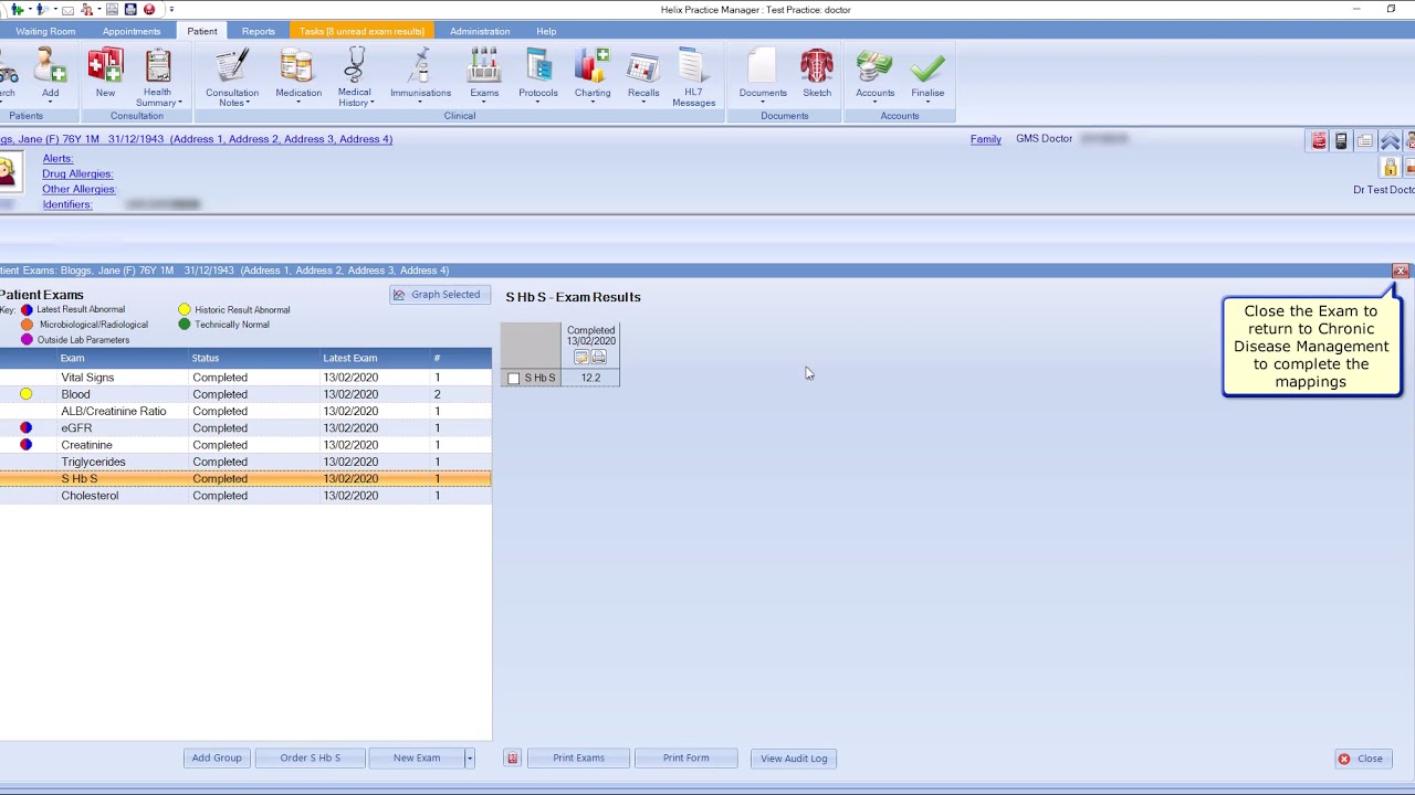 Helix Practice Manager - Chronic Disease Management (CDM) Lab Mappings ...