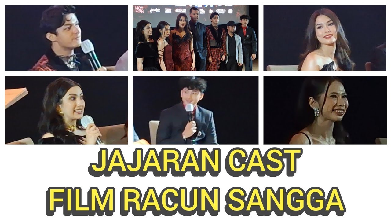 FILM RACUN SANGGA ( PRESS CONFERENCE & JAJARAN CAST ) #movie #video # ...