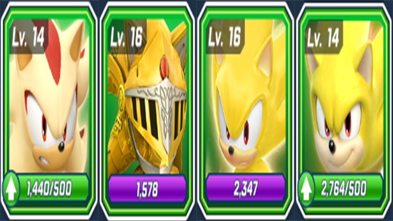 Sonic Forces - Play with All Yellow Characters: Super Shadow, Sonic ...