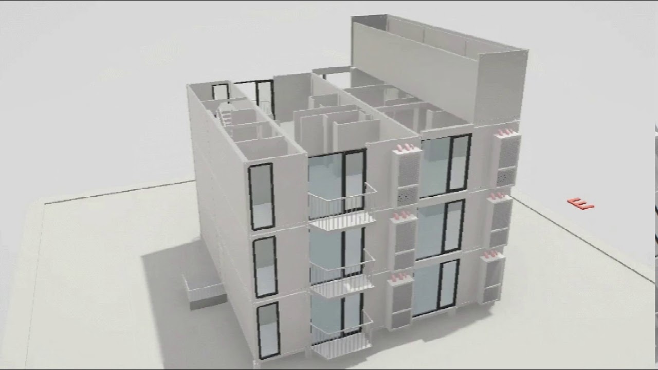 5D Building｜flexible & movable - YouTube