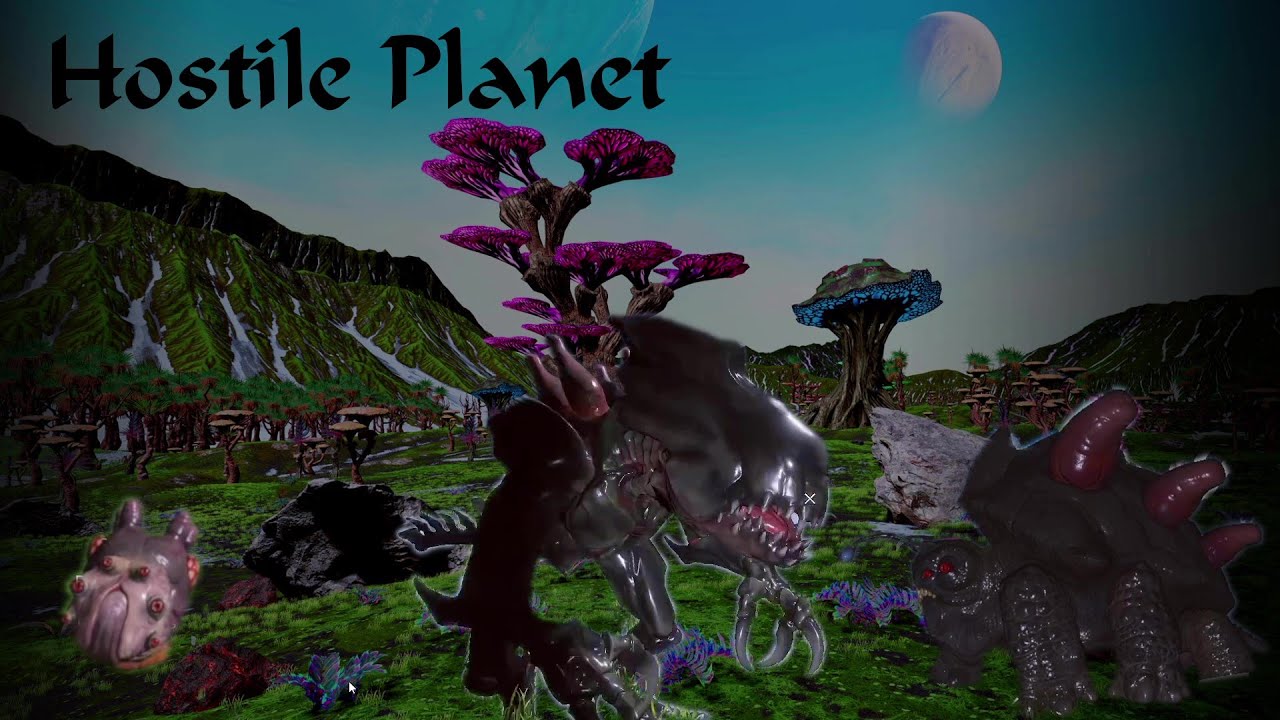 Hostile Planet Survival, Willkommen im Land der Monster und Geil ...
