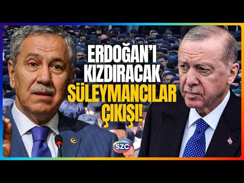 AKP İçten Kaynıyor! Erdoğan Çok Kızacak! Süleymancılar Çatlağı! Bülent Arınç'tan Tarihi Sözler