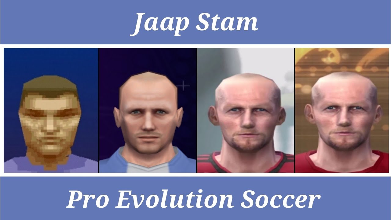 Jaap Stam - Skills Evolution - Winning Eleven 3 ao PES 2008 - PS1 e PS2 ...