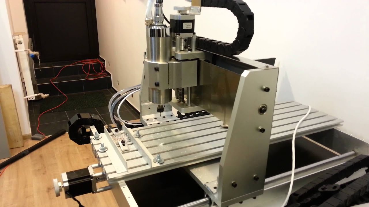 china 6040 cnc router + TB6600HQ drivers + 200KHz usb board - YouTube