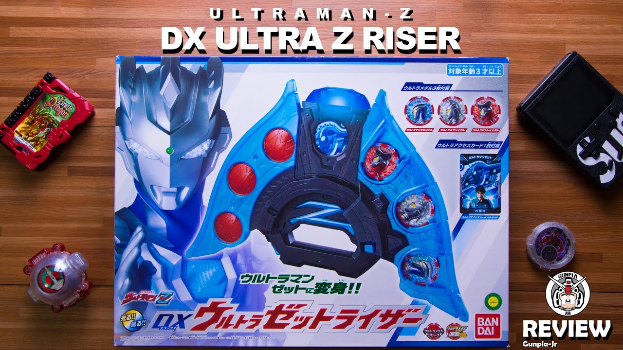Ultraman Z Dx Ultra Z Riser/Unboxing and Henshin Sound - YouTube