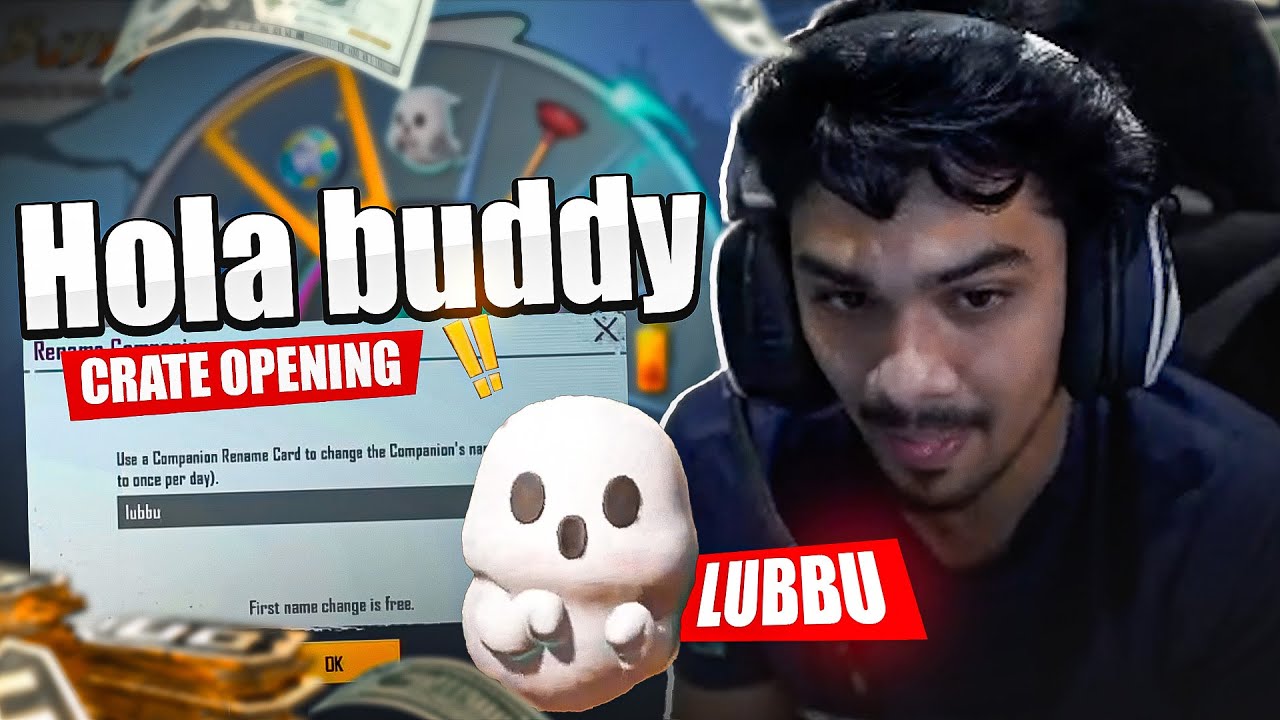 GIVING MY COMPANION NAME LUBBU | *CRATE OPENING - YouTube