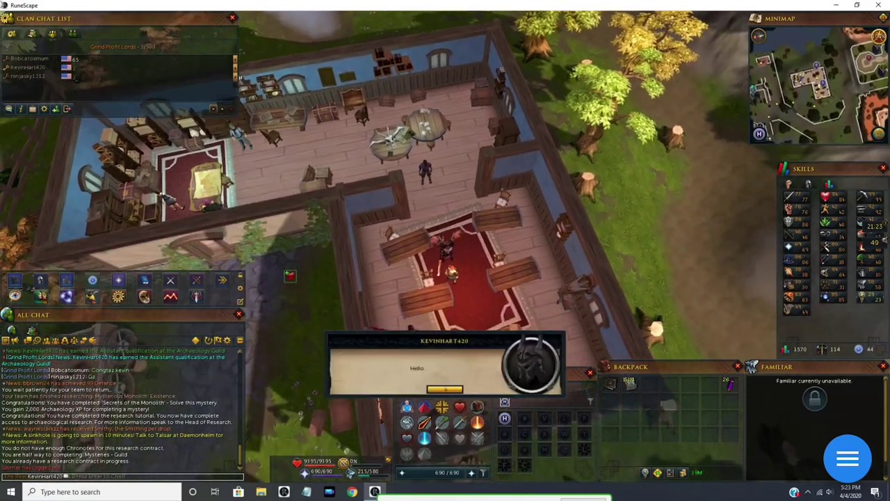 Runescape 3 Archaeology Assistant Guide - YouTube