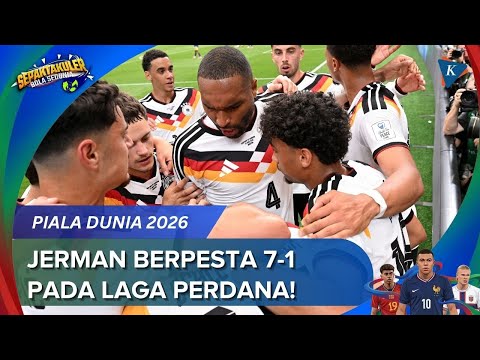 Hasil Piala Dunia 2026 Jerman Vs Curacao 7-1, Nmecha Cetak Gol Tercepat