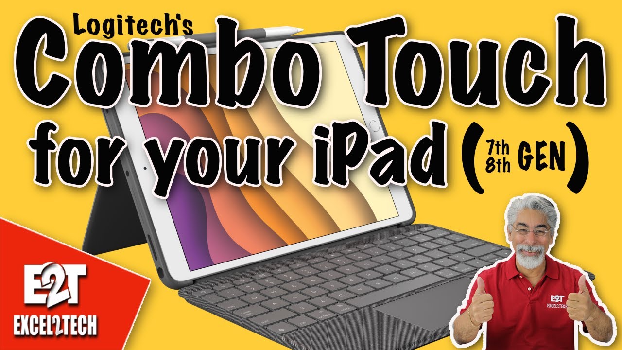 Logitech's iPad 7th & 8th Gen Keyboard with trackpad - YouTube