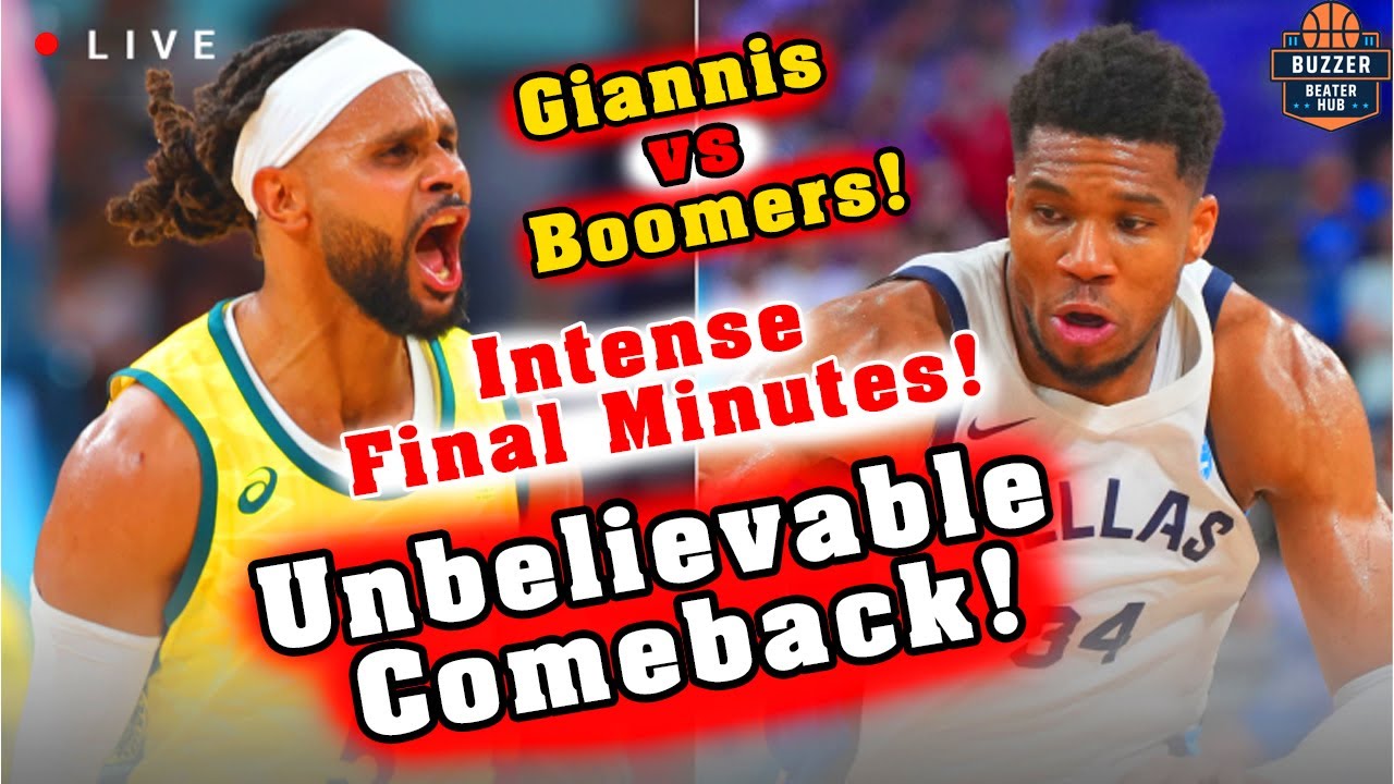 "Epic Basketball Showdown: Greece vs. Australia - Unbelievable Comeback ...