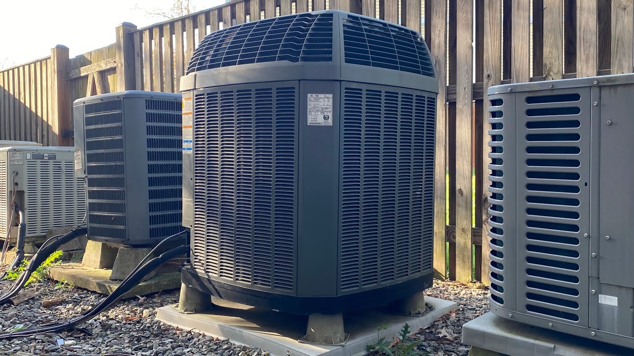 2010 Trane XL15i Heat Pump - Startup & Run (Cool Mode) - YouTube