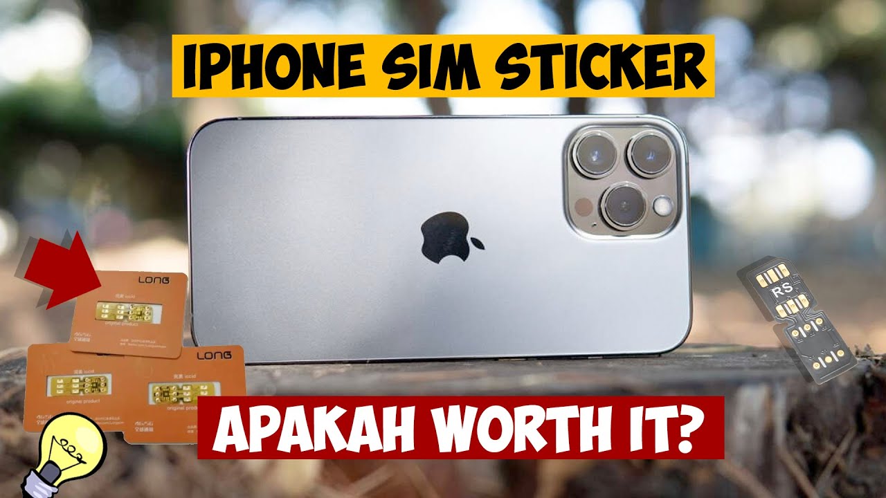 Beli iPhone SIM Sticker Worth it Gak? - YouTube