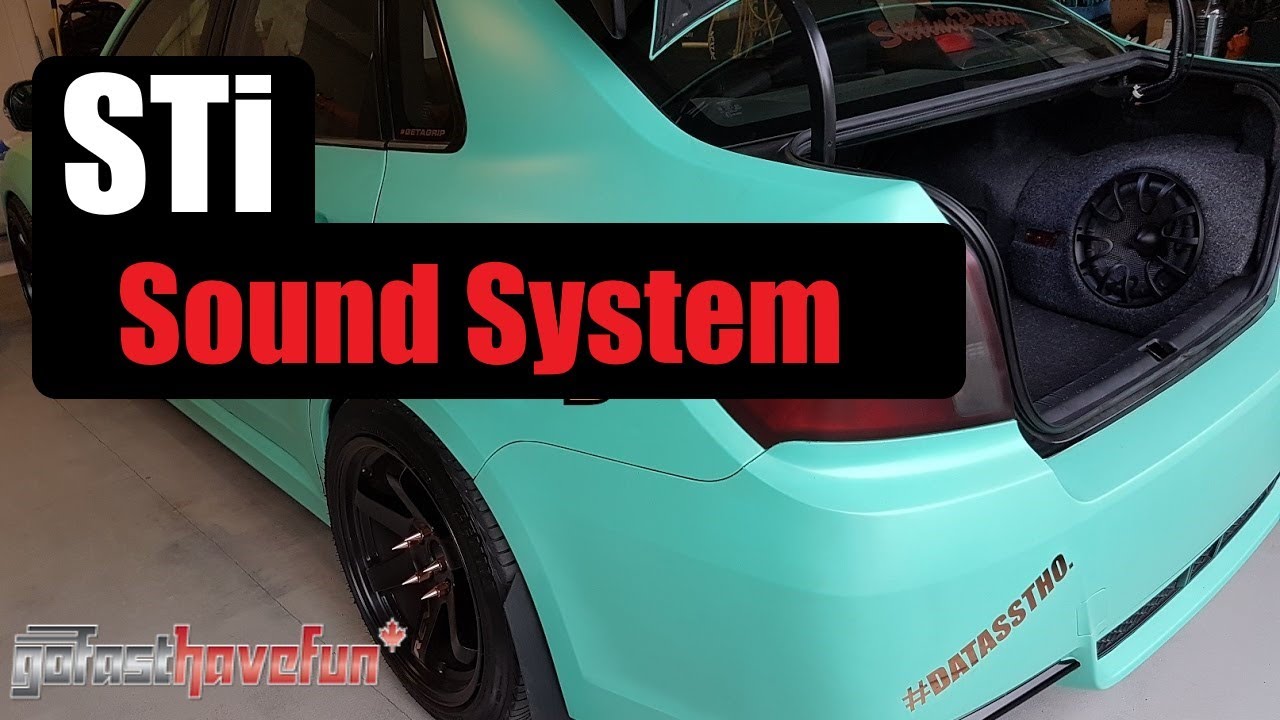 Builds: Subaru Impreza STi compact & light weight custom sound system ...