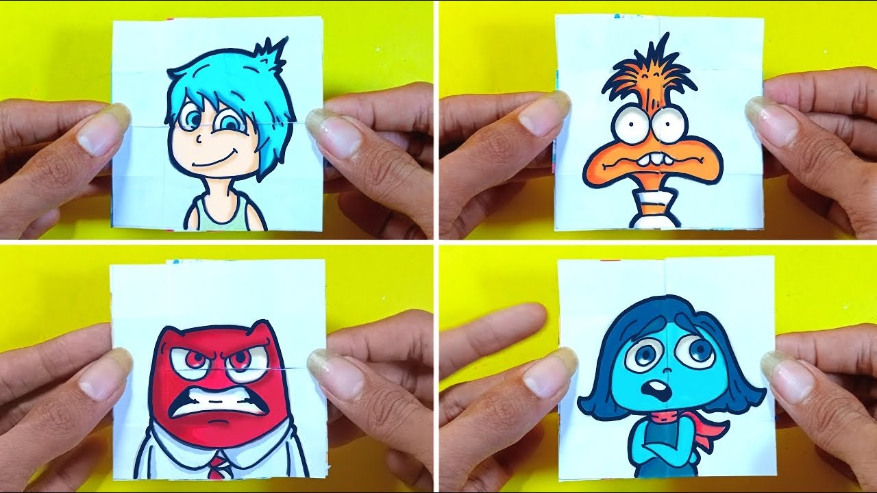 Drawing Trick JOY From INSIDE OUT 2 || ART & CRAFT Cool - YouTube