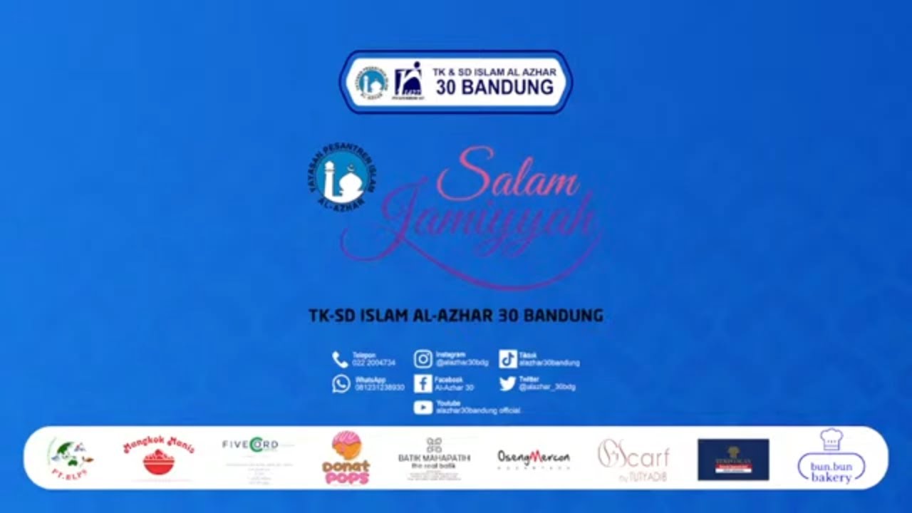 [ LIVE ] TABLIGH AKBAR JAMIYYAH TK-SD ISLAM AL AZHAR 30 BANDUNG - YouTube
