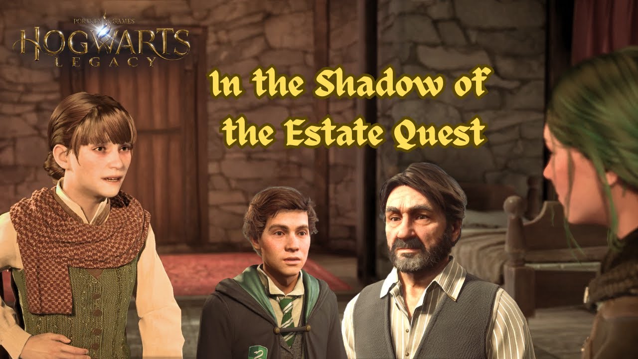 Hogwarts Legacy | In the Shadow of the Estate Quest 💀 - YouTube