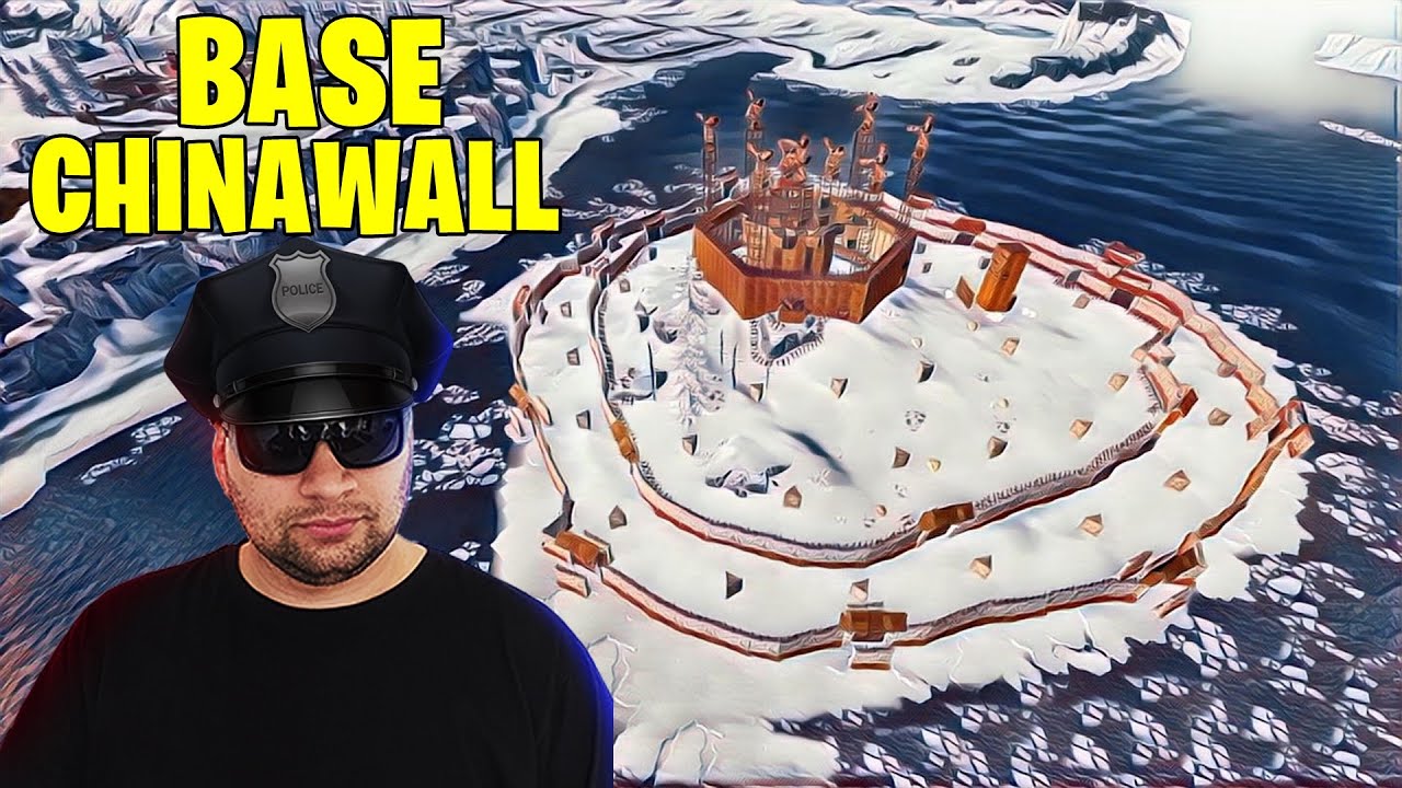 A Maior BASE CHINA WALL do RUST 5x foi RAIDADA - Rust - YouTube