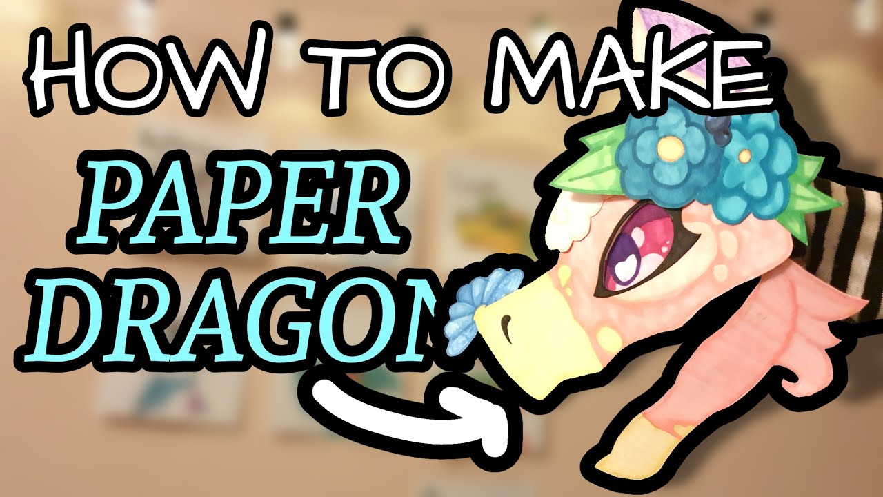 How to make a PAPER DRAGON - EASY || tutorial - eng 🇺🇲 || - YouTube