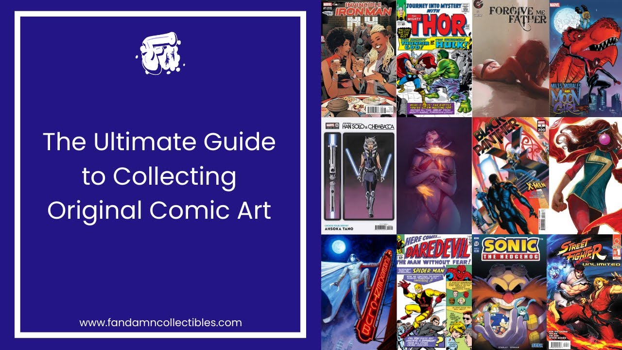 The Ultimate Guide to Collecting Original Comic Art - YouTube