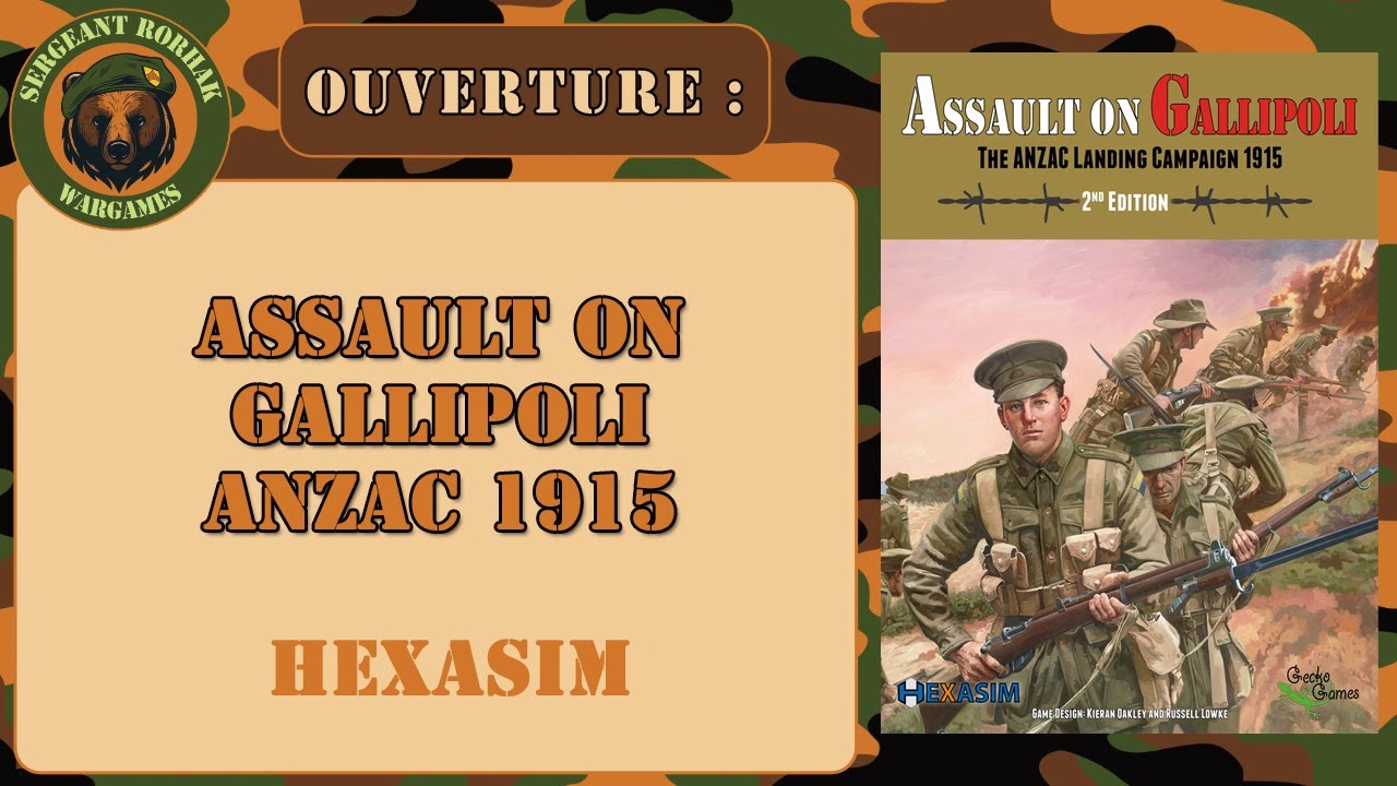 [Ouverture| Assault on Gallipoli : Anzac 1915, Hexasim - YouTube