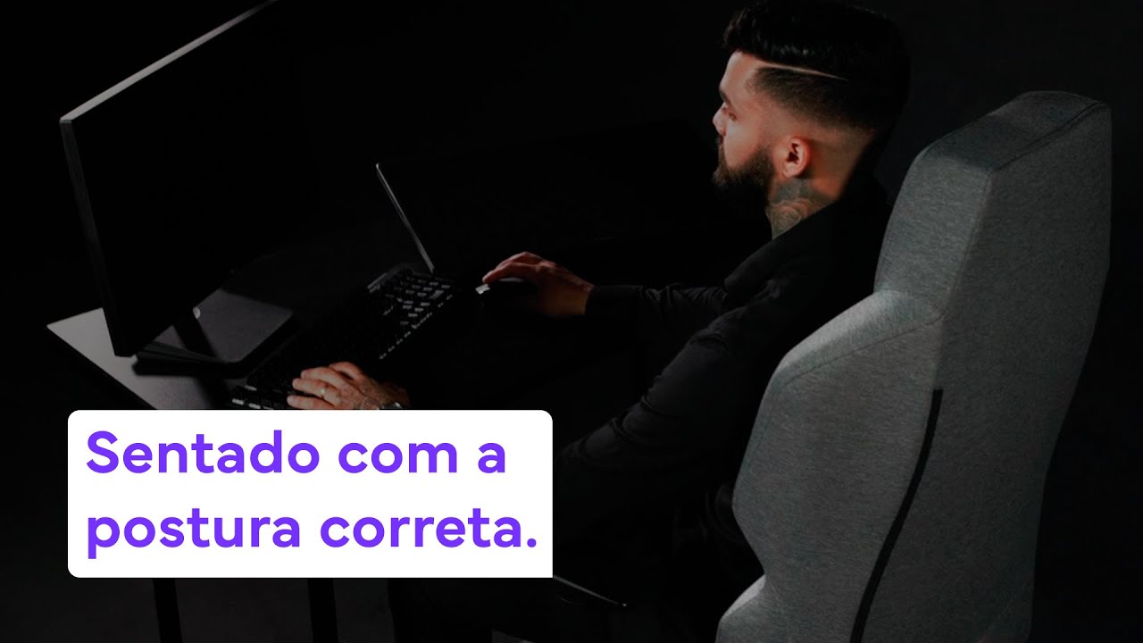 Como se SENTAR CORRETAMENTE e manter a BOA POSTURA - YouTube