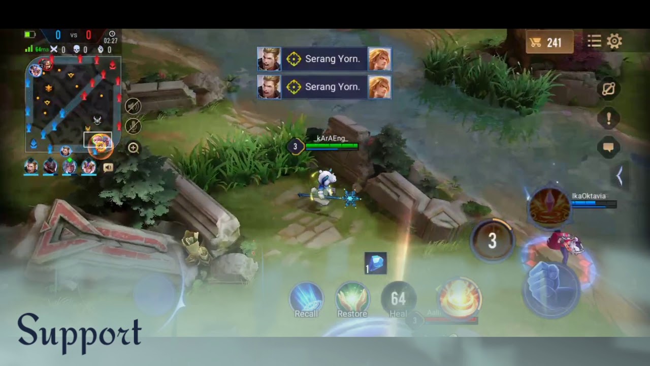AOV alice hero support yg GG - YouTube