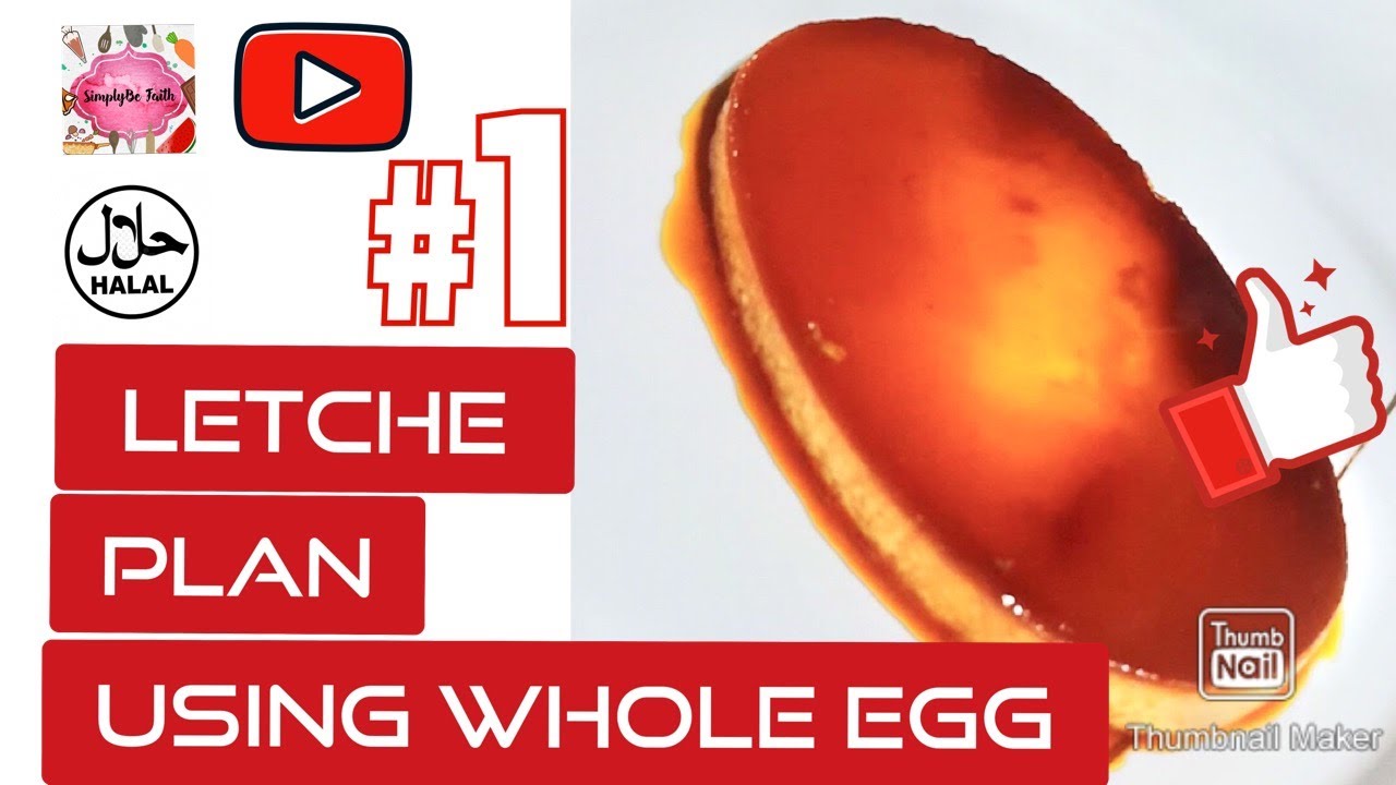 Letche Plan | Using Whole Egg | By: SimlyBe Faith - YouTube