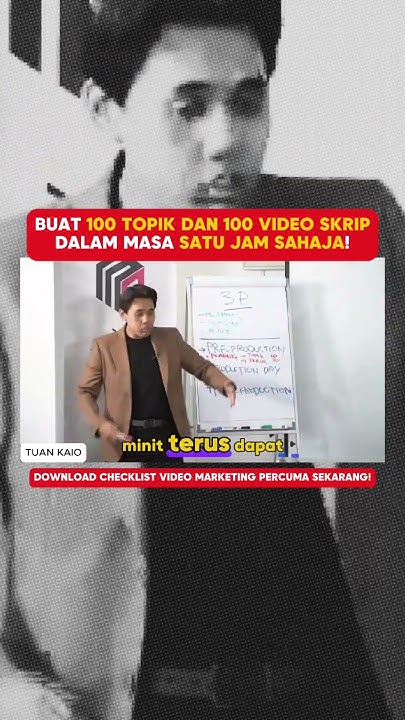 Hasilkan 100 Topik dan Skrip Dalam Masa Satu Hari - YouTube